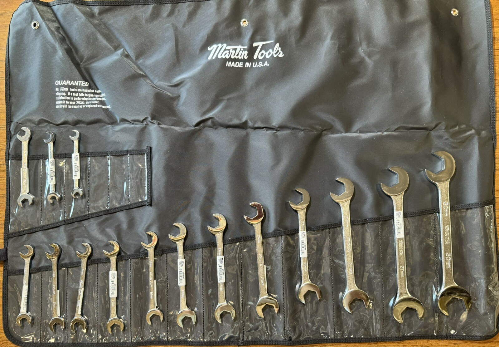 Martin OB15KM Hydraulic Wrench Set, 15 Pieces ranging from 10mm to 30mm ...