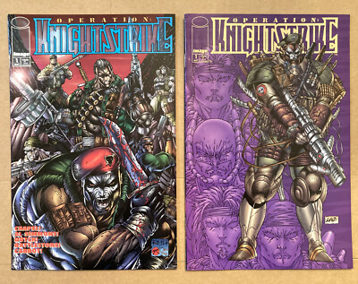 Image: Operation Knightstrike Vol.1 #1 Two Variant Covers (1995) Bagged ...