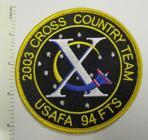 US AIR FORCE 94th FLYING TRAINING SQUADRON FTS PATCH 2003 CROSS COUNTRY ...