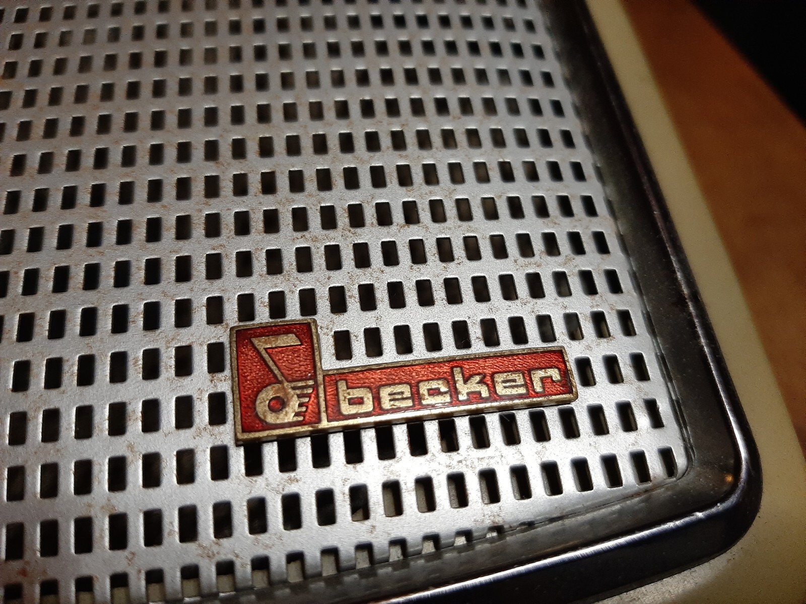 Oldtimer Auto Radio Box Lautsprecher Becker DEW Dortmund Magnetfabrik ...