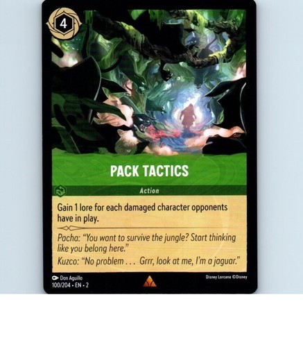 Pack Tactics 100/204 Disney Lorcana Trading Card | eBay