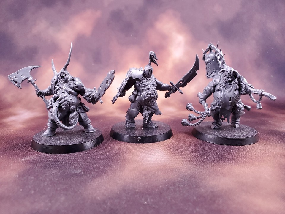 Warhammer Age Sigmar AOS Maggotkin Nurgle Putrid Blightkings T7 | eBay