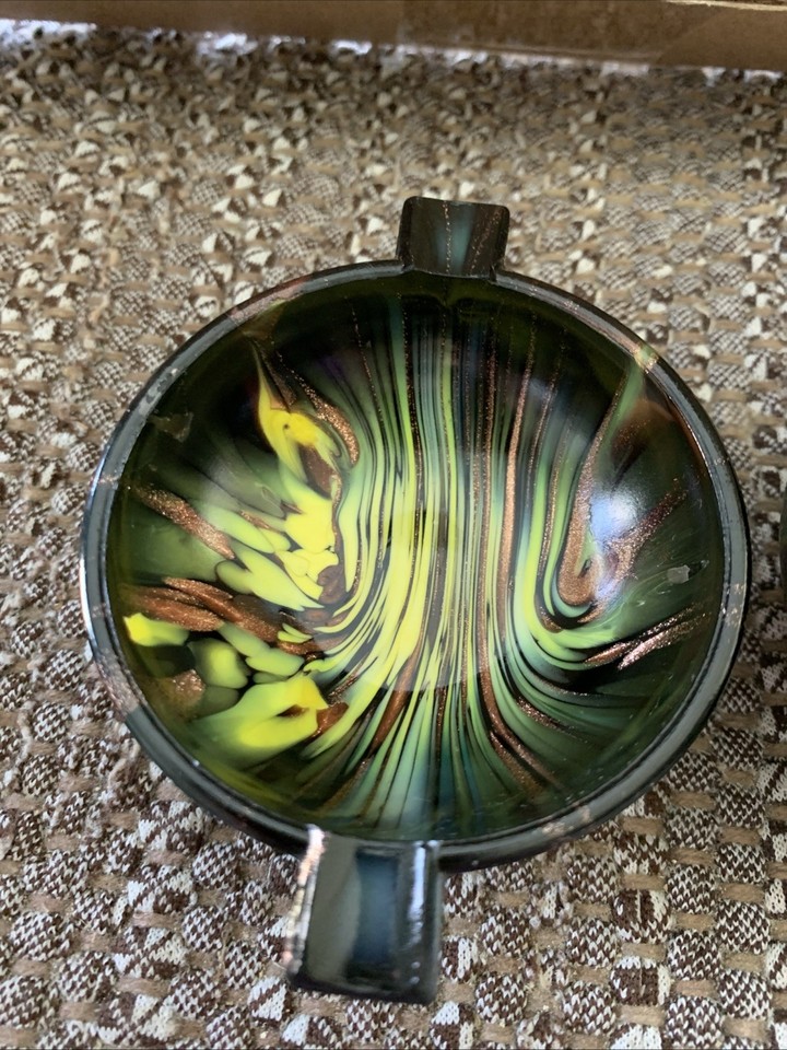 Vintage Venetian WEIL Vincenzo Nason Murano Art Glass Mini Ashtrays ...