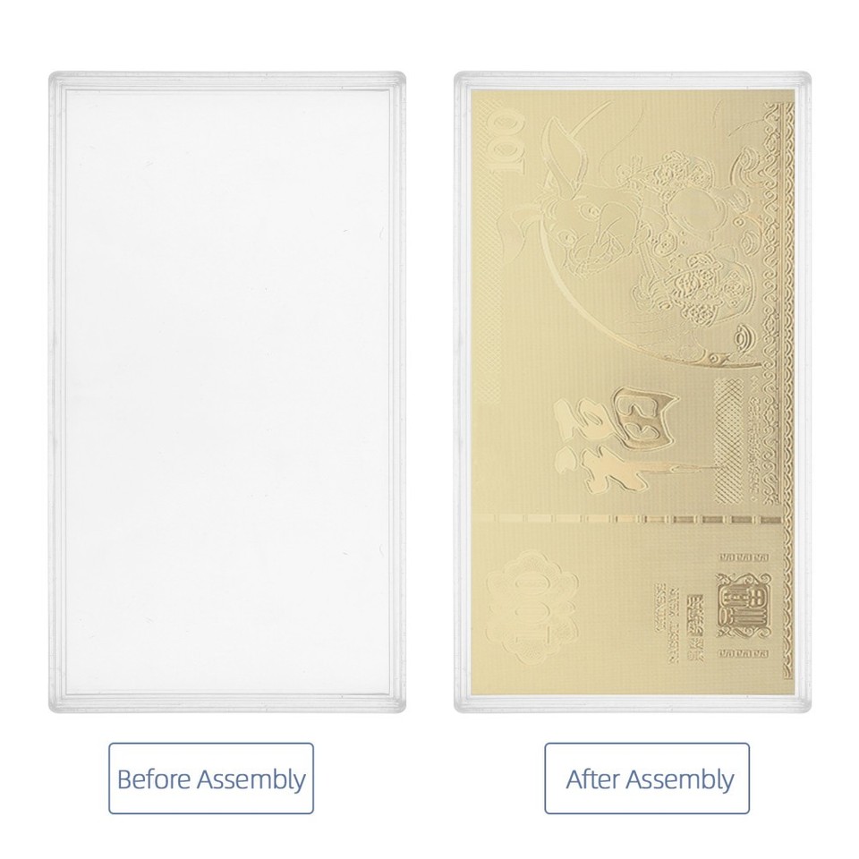 8 Pcs Plastic Banknote Holder Bill Collector Organizer Display Stand ...