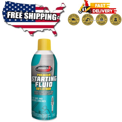 12-Pack Starting Fluid - 10.7 oz for Quick Engine Starts in Any Weather ...