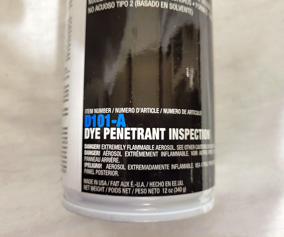 CANTESCO D101-A Dye Standard Developer Penetrant , Non-Aqueous Wet, 12 ...