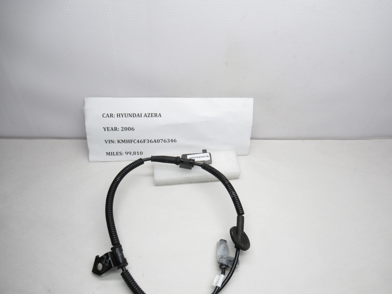 06-09 Hyundai Azera Front Driver ABS Wheel Speed Sensor 59810-3K000 OEM ...