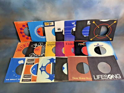 Vintage VARIOUS 45 rpm Sleeve Lot Used Quick Ship 7-inch Sleeves | eBay