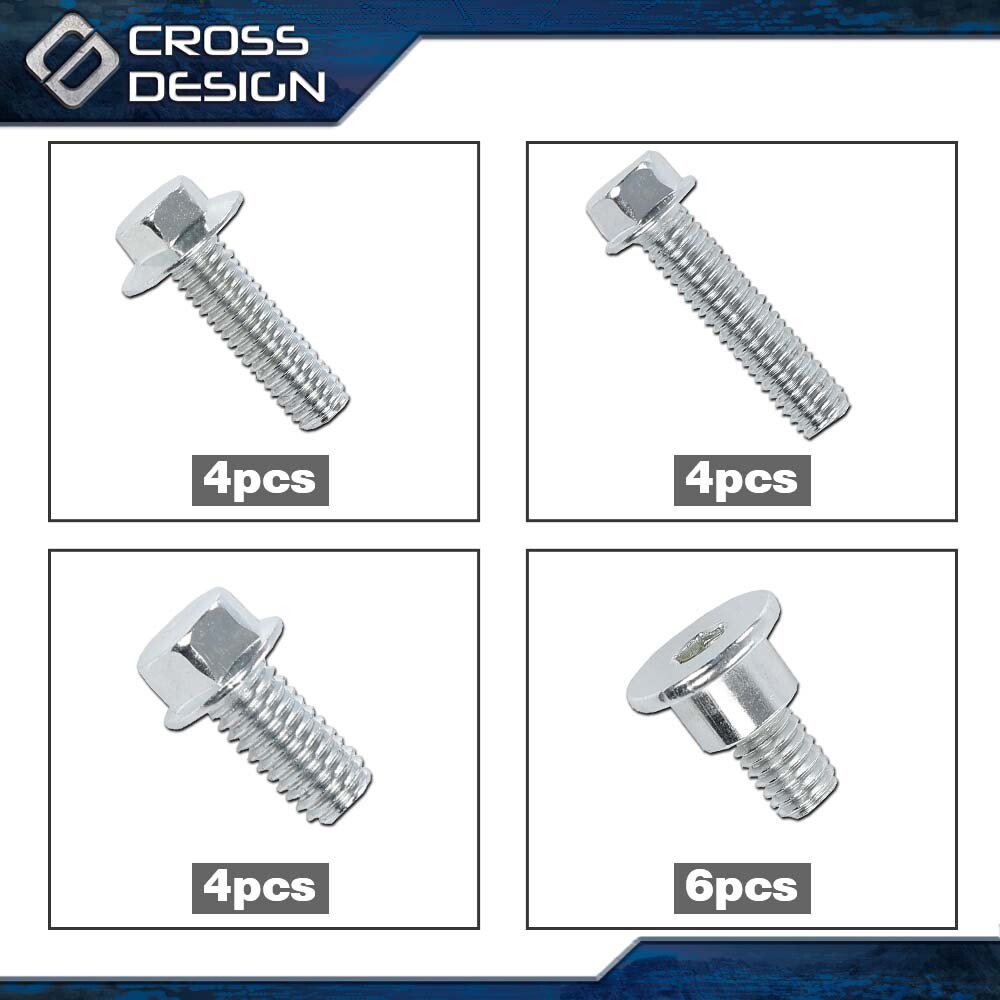 Plastic Fender Body Bolt Kit Fit For Yamaha YZ 250 450 YZ250F 450F ...