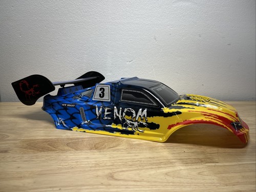 New Bright Venom Rc Buggy Lexan Body Only Buggy Rock Crawler Blue ...