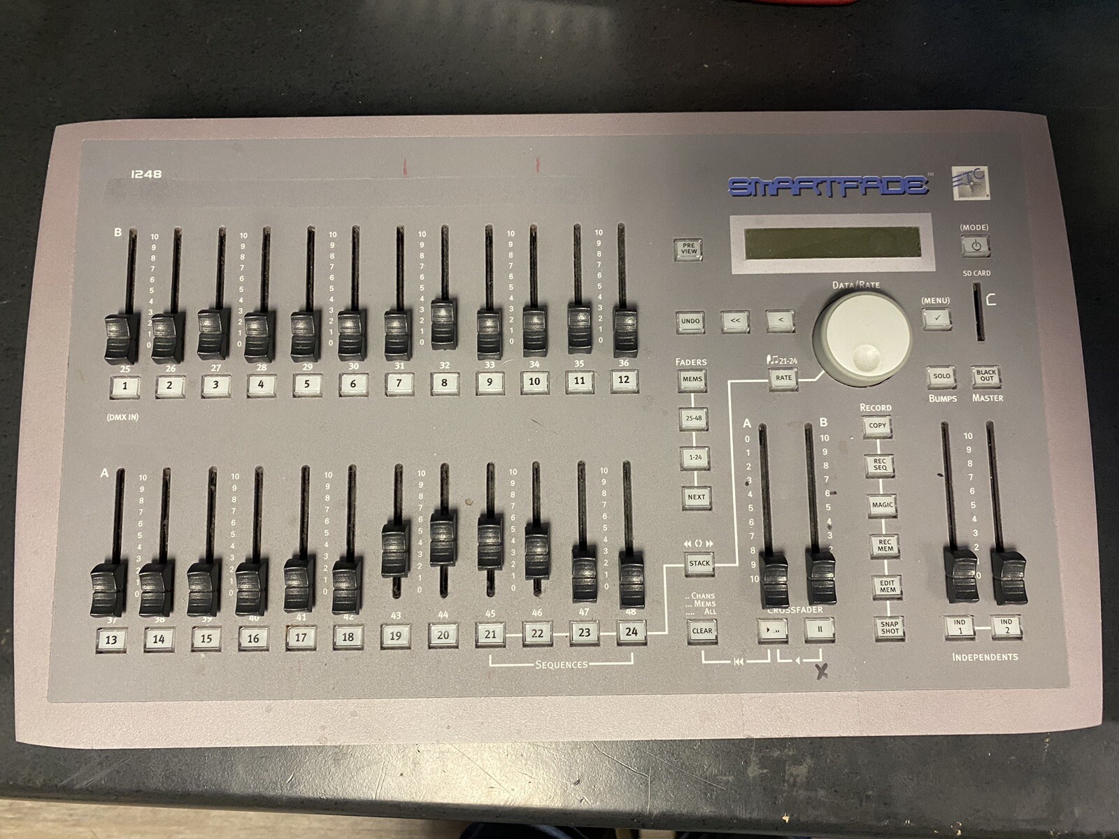 ETC Smartfade 1248 DMX Lighting Control Console 48 Channel for sale ...