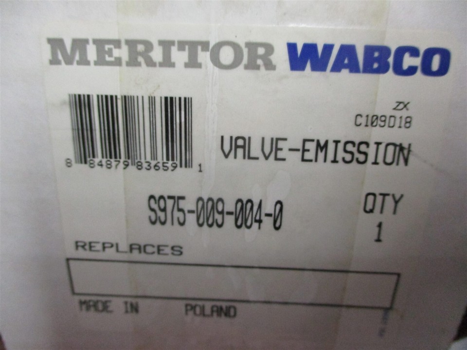 S9750090040 GENUINE MERITOR WABCO PRESSURE LIMITING EMISSION VALVE ...