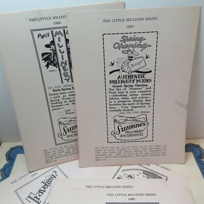 Deco 30s Little Milliner Series Suzannes Millinery Magazine Ad Pages ...