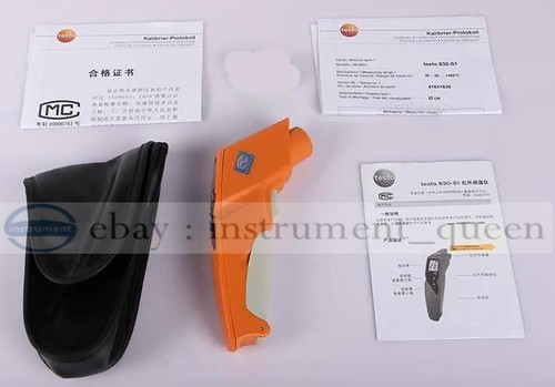 Testo 830-S1 IR Thermometer,Single-point laser sight, limit set,Alarm ...
