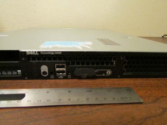Dell POWEREDGE R200 Rackmount Server Quad Core 2.66ghz 2gb RAM No HDD ...