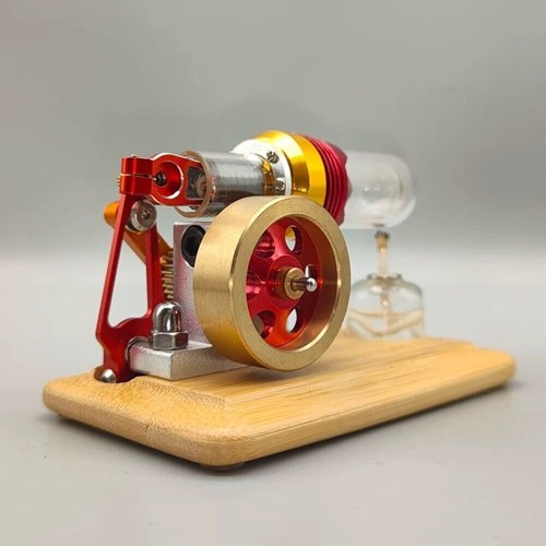 Mini Hot Air Stirling Engine Model Kids Education Science Toy Desktop ...
