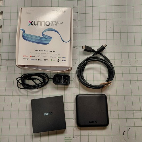 Xumo Stream Box 4K UHD Streaming Device Version 1.1 SCXI11BEI w ...