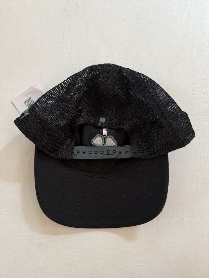 NWT BLACK CLOVER LIVE LUCKY Mesh Baseball Hat Cap Embroidered Black ...