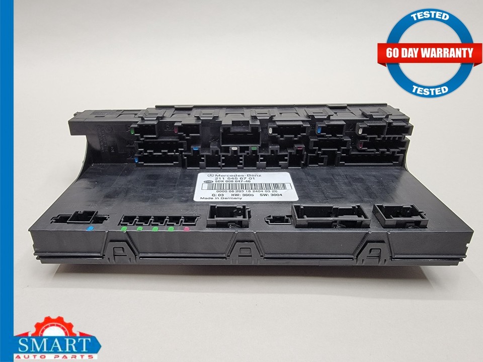 Mercedes W211 E320 E350 E500 Rear SAM Trunk Control Fuse Box 03-11 OEM ...