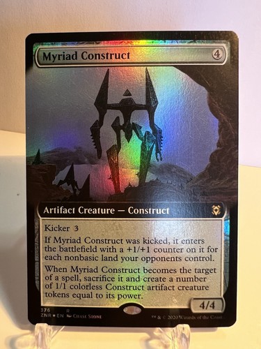 MTG - Myriad Construct - Extended Art - FOIL - Zendikar Rising (Rare ...