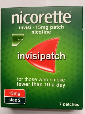 Nicorette Step 2 invisiparch 15 mg 7 Patches 5010123730338 | eBay UK