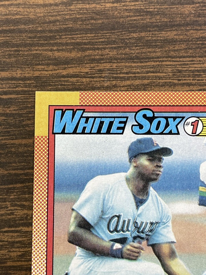 1990 Topps #414 Frank Thomas Rookie Card RC - Hall of Fame Great! Nice ...