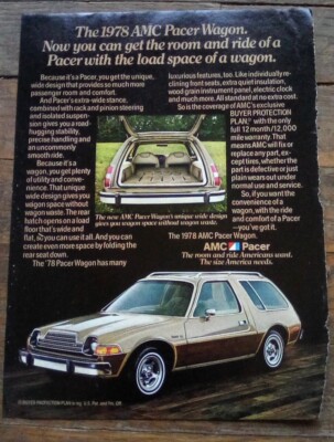 1978 AMC Pacer Wagon print Ad | eBay