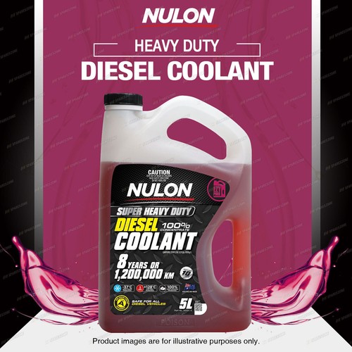 Premium Quality Nulon Heavy Duty Diesel Coolant 5L for HINO 1974-2017 ...
