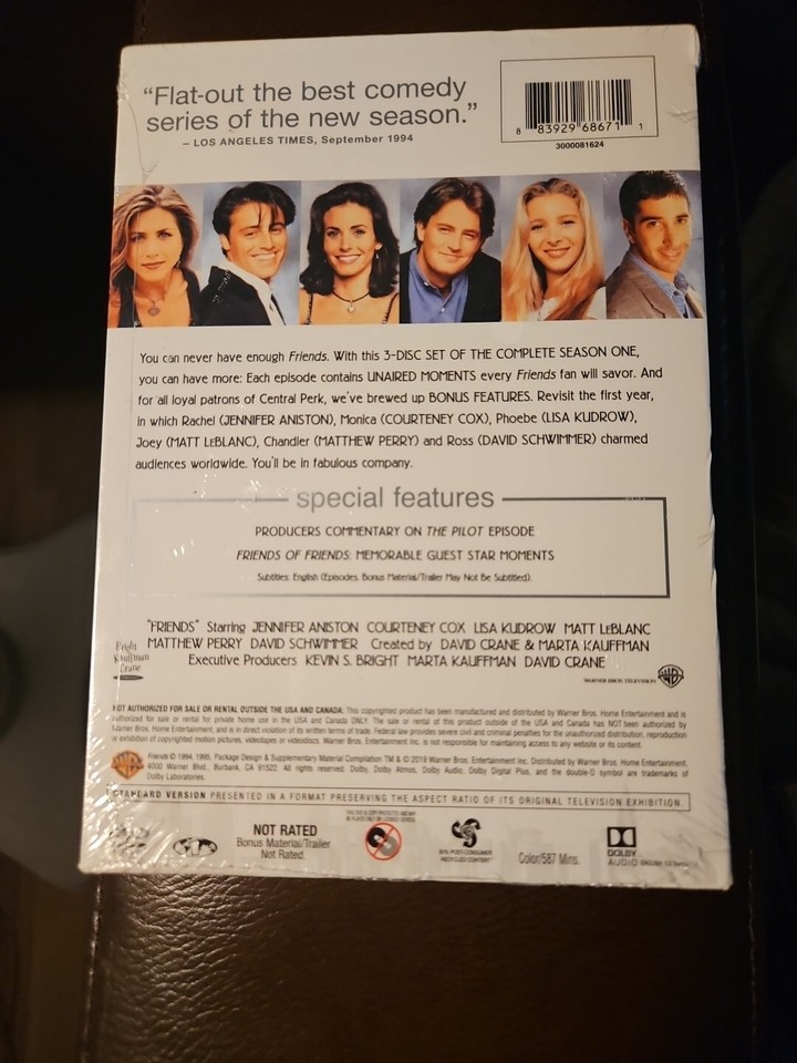 Friends: The Complete First Season DVD 883929686711| eBay