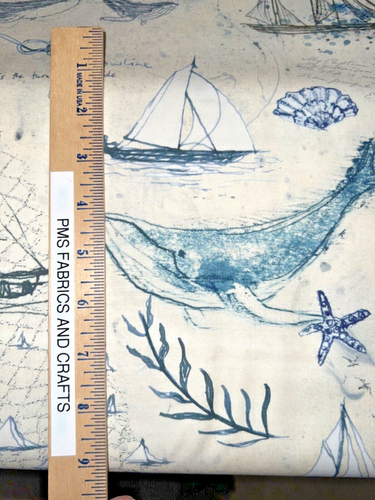 MODA Longshore Nautical theme 100 cotton fabric by the yard 2461813 ...