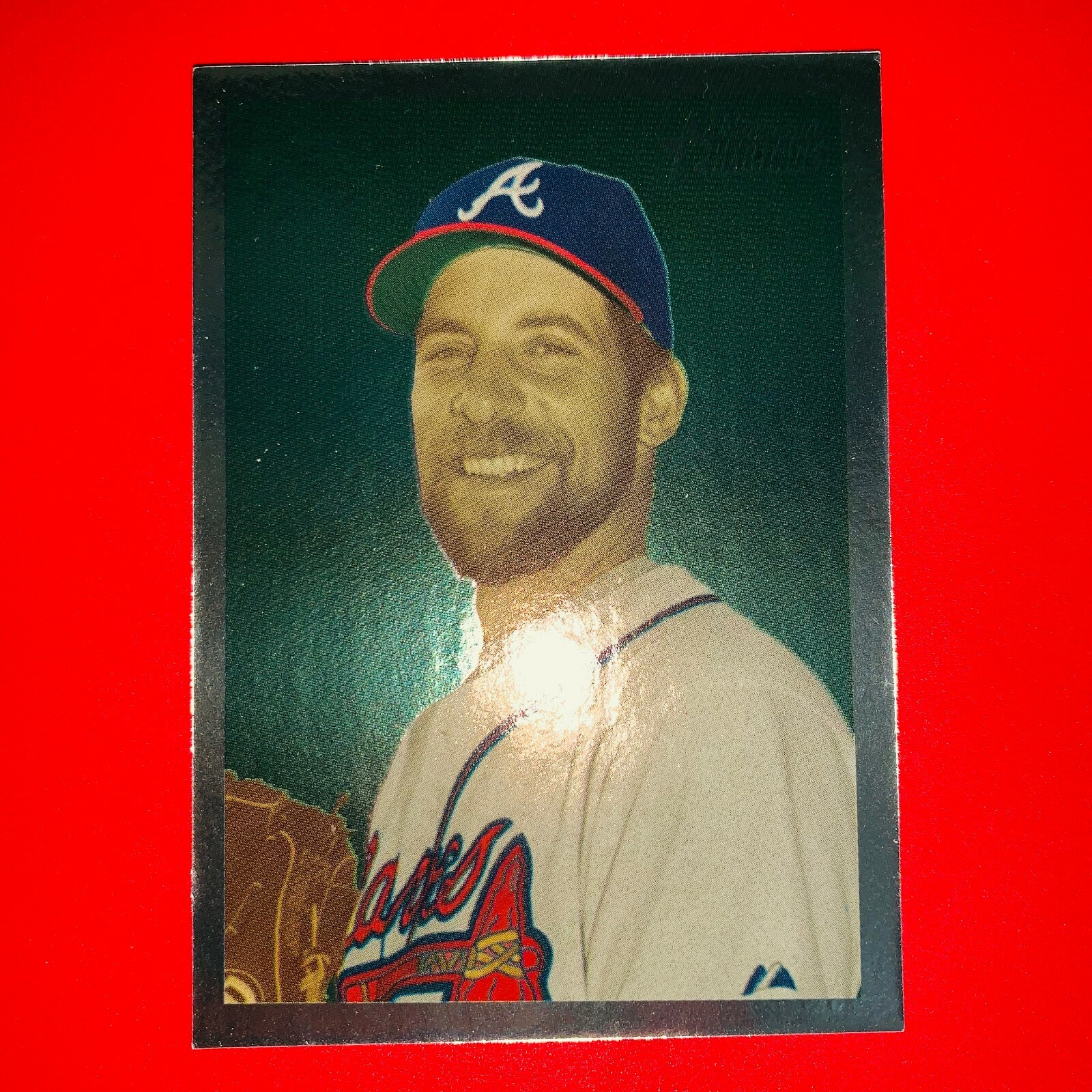 John Smoltz 2006 Bowman Heritage Foil Back Name Error Joe Inglett SSP ...