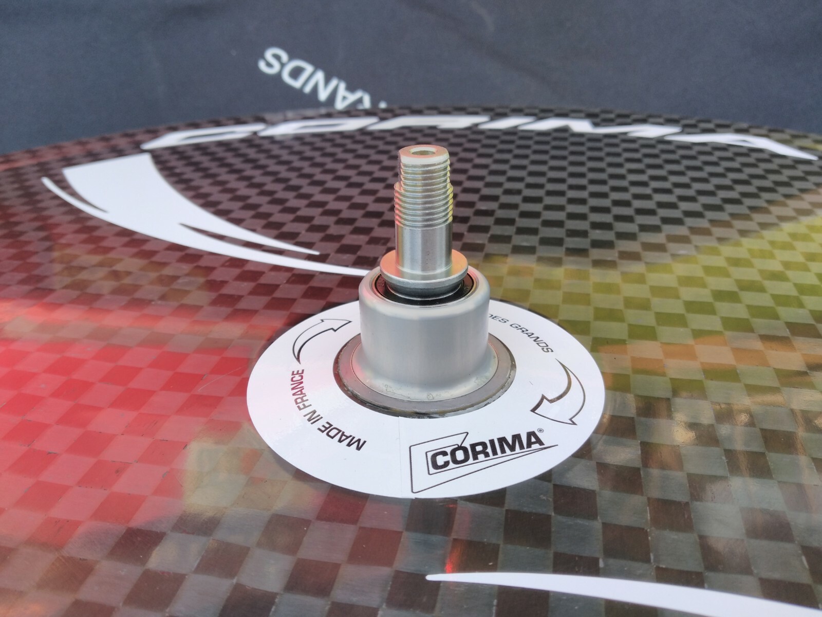 left / right 26" 650 tubular Corima carbon disc hand cycle rear wheel ...