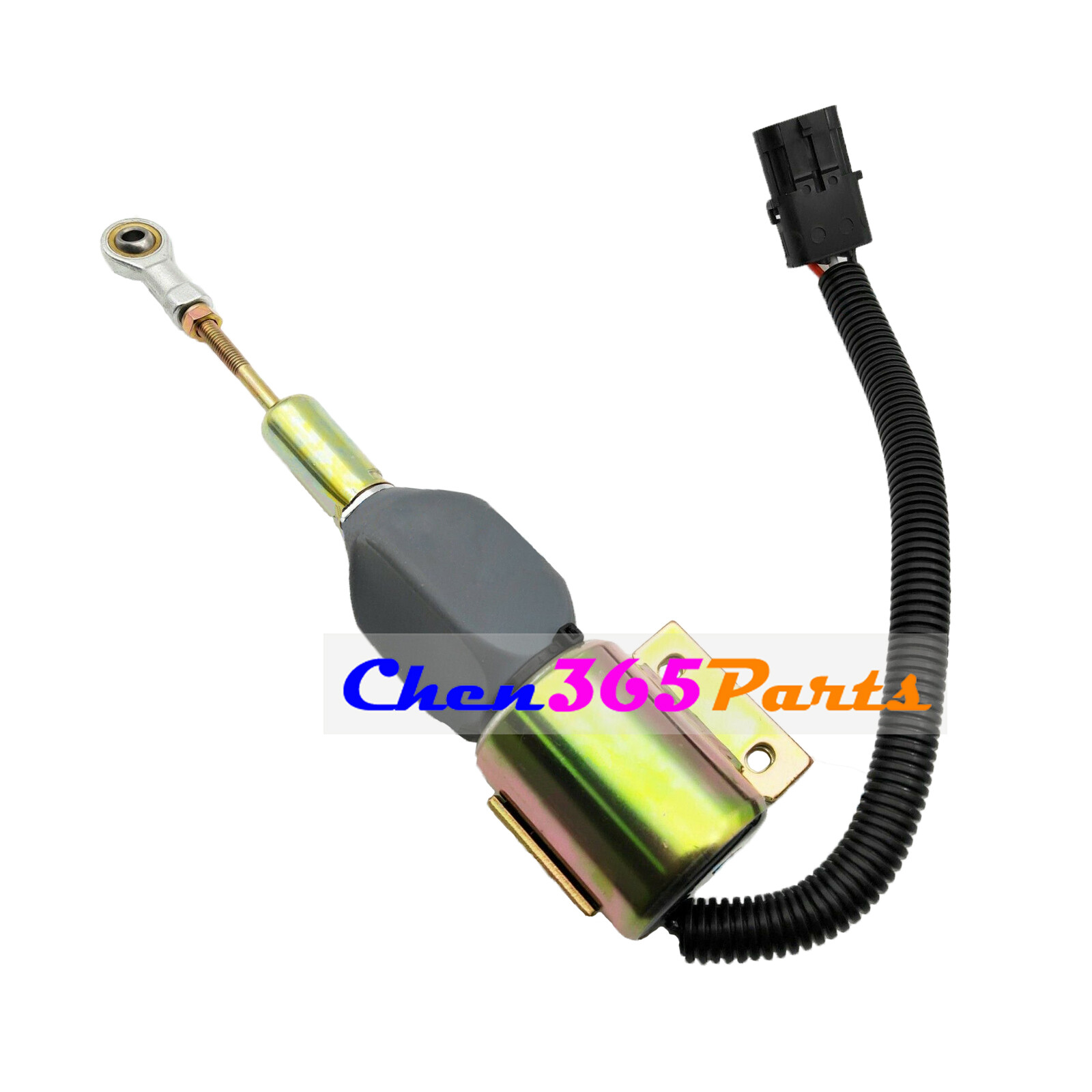 Shutdown Solenoid 3931590 3935430 3939701 SA-4756-24V for Cummins 6BT 5 ...