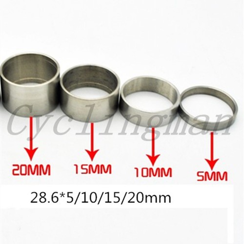 Titanium Ti Bicycle Headset Spacer 1-1/8" (5 - 10 - 15 - 20 -25 -30mm ...