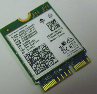 New Lenovo 01AX795 Intel Dual Band Wireless-AC 9462 (9462NGW) abgn+ac ...