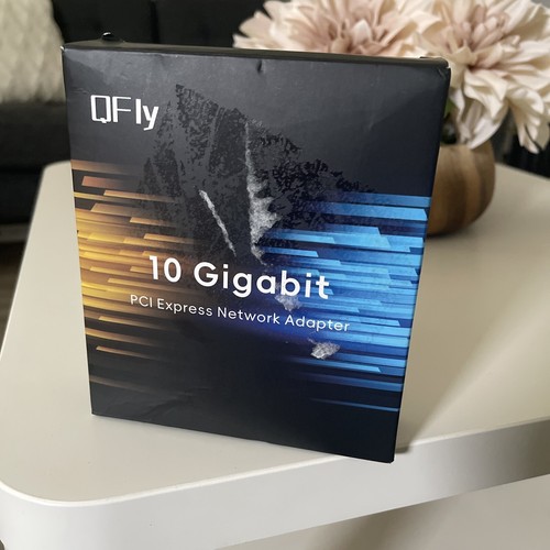 QFly 10Gb PCI-e Network Card, PCIe to 10 Gigabit Ethernet Adapter/New ...