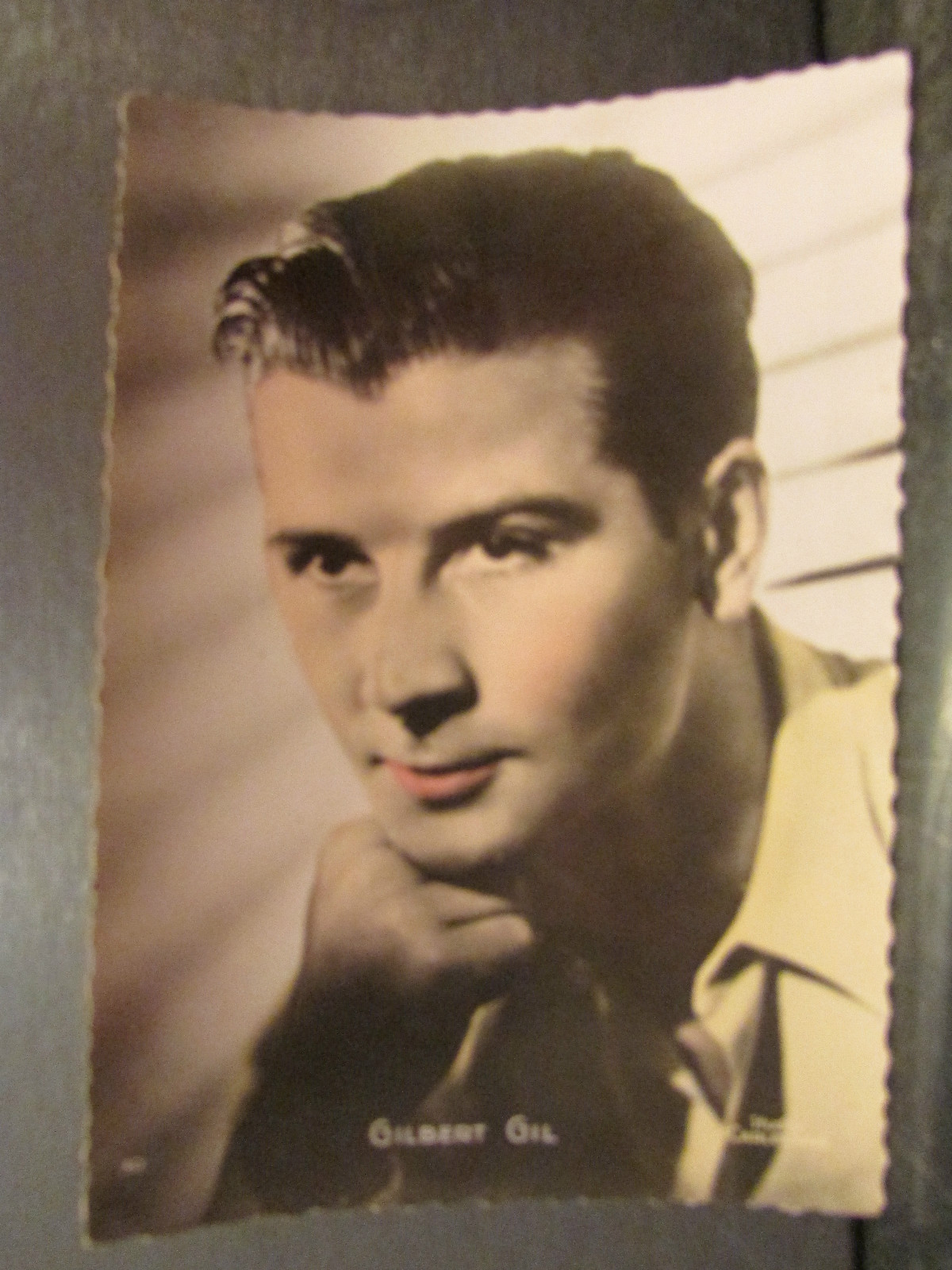 cpa photo acteur comedien gilbert gil | eBay