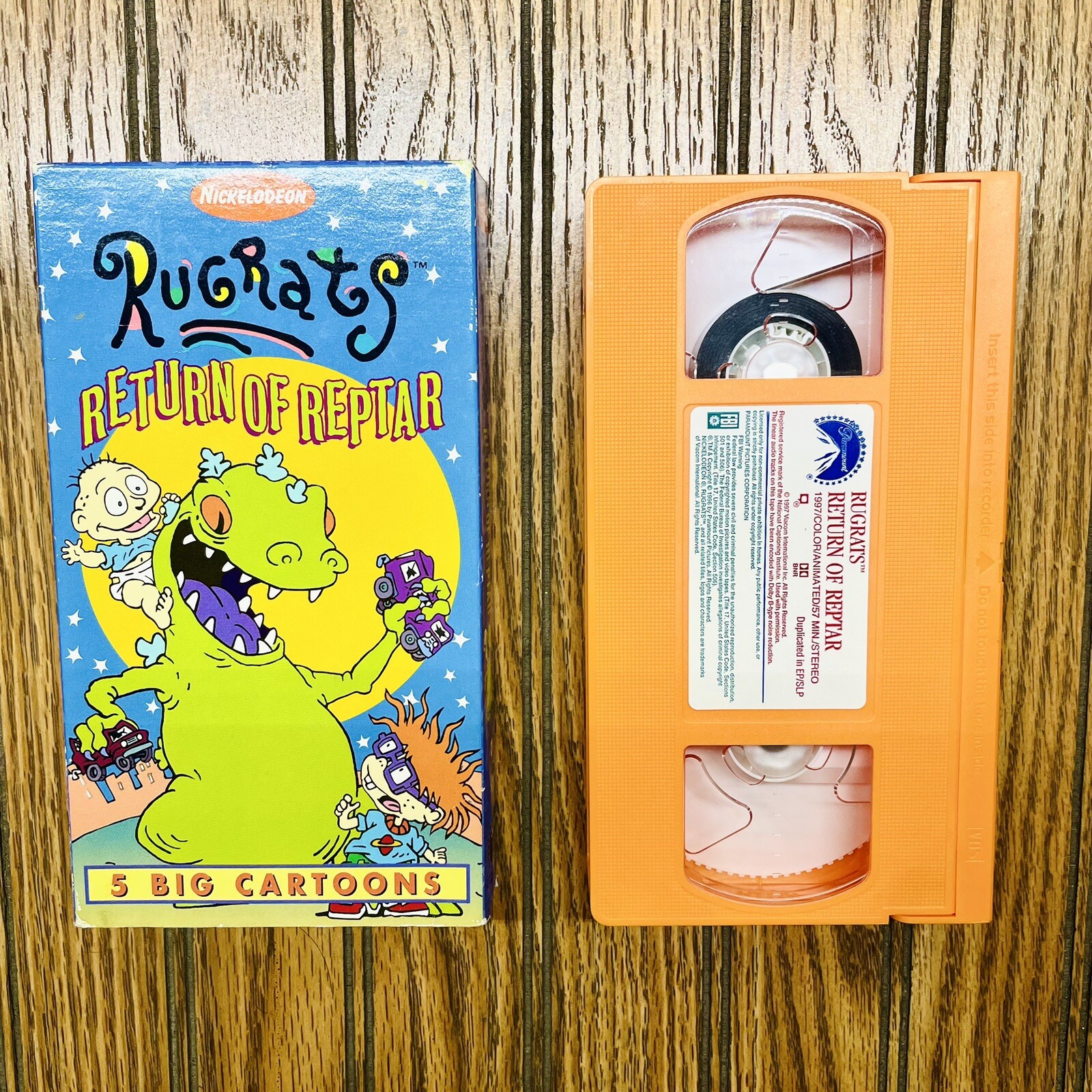 Rugrats Return of Reptar (VHS, 1997) Nickelodeon 97368378636 | eBay