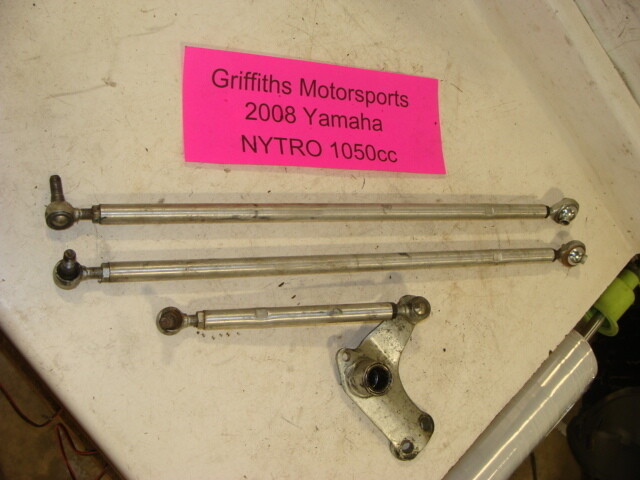 2008 YAMAHA NITRO FX 8GL tierods tie rods steering ball joints arms set ...