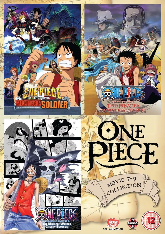 One Piece: Movie Collection 3 (DVD) Akemi Okamura Ikue Ohtani (UK ...