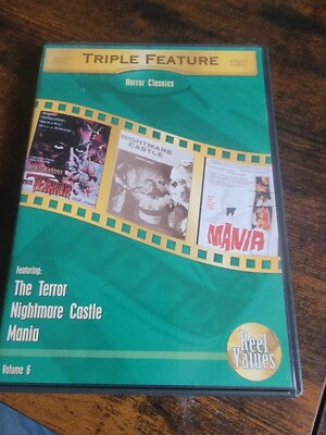 Triple Feature Horror Classics Vol 6 - The Terror/Nightmare Castle ...