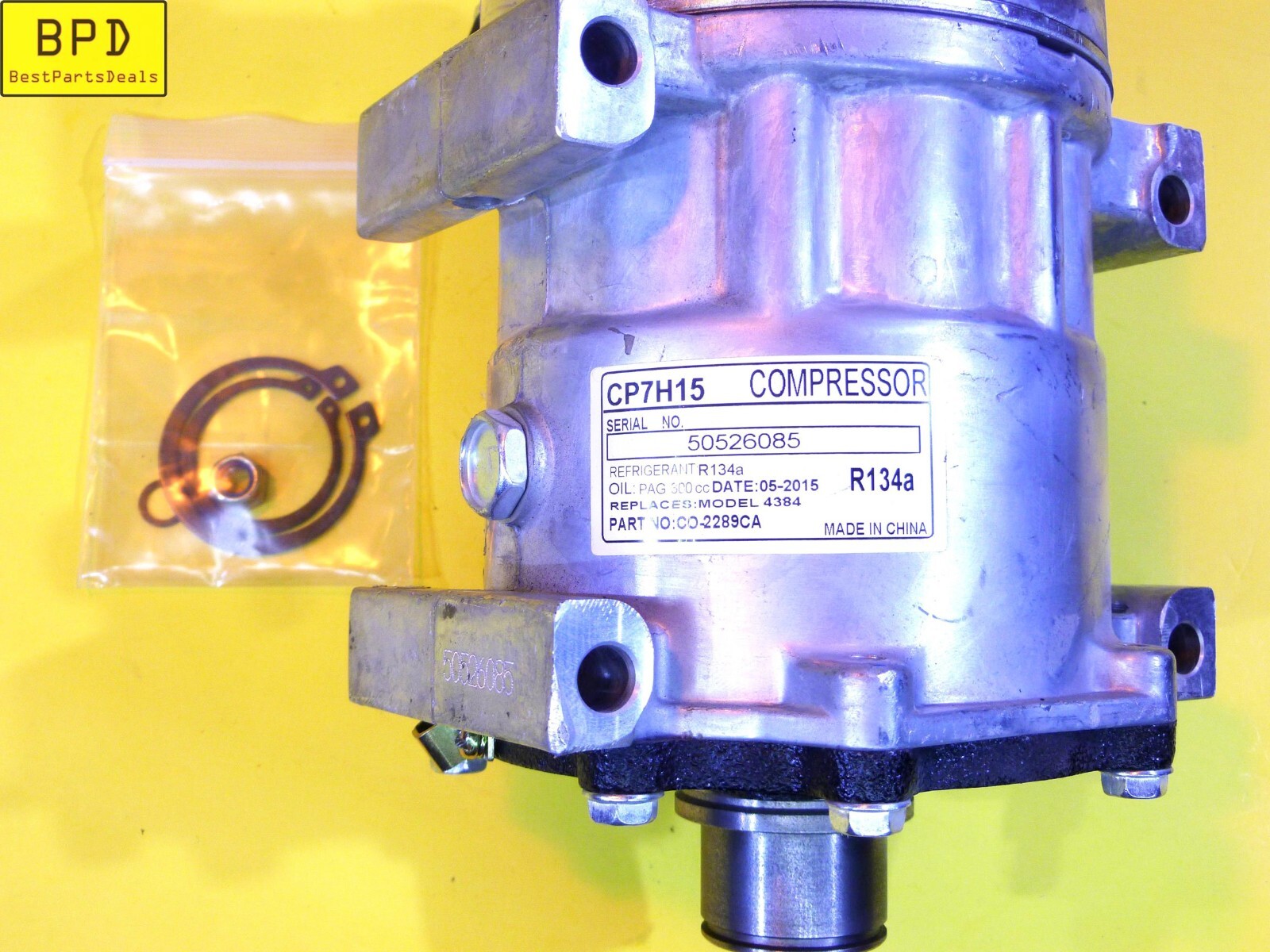 New 08-12 Kenworth Peterbilt AC 12V Compressor (No Clutch) UAC CO ...