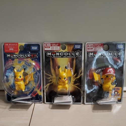 Pokemon Figure Pikachu Set Various Types Rare Collection From Japan ...
