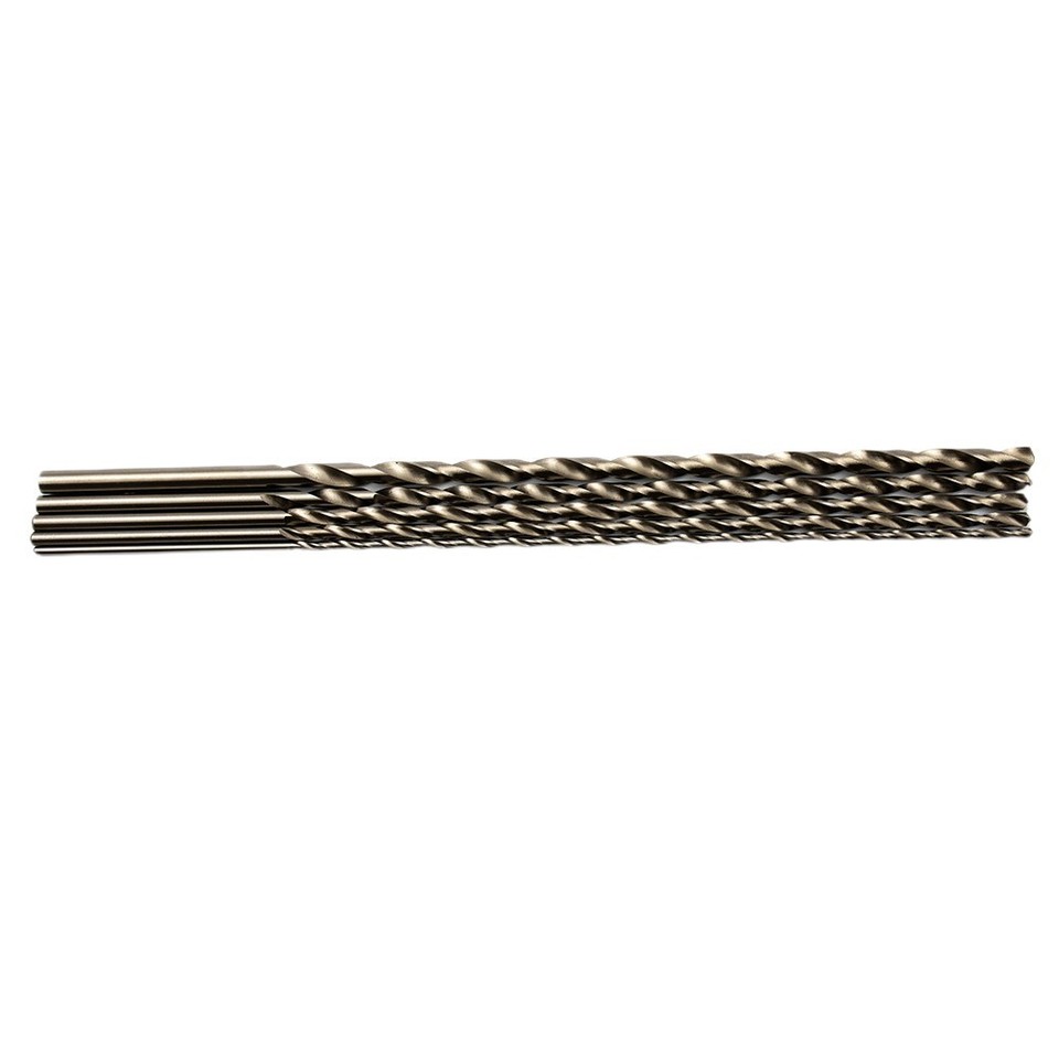 Extra Long Drill Bits Set Metal Drilling 5pcs Straight Shank Practical ...