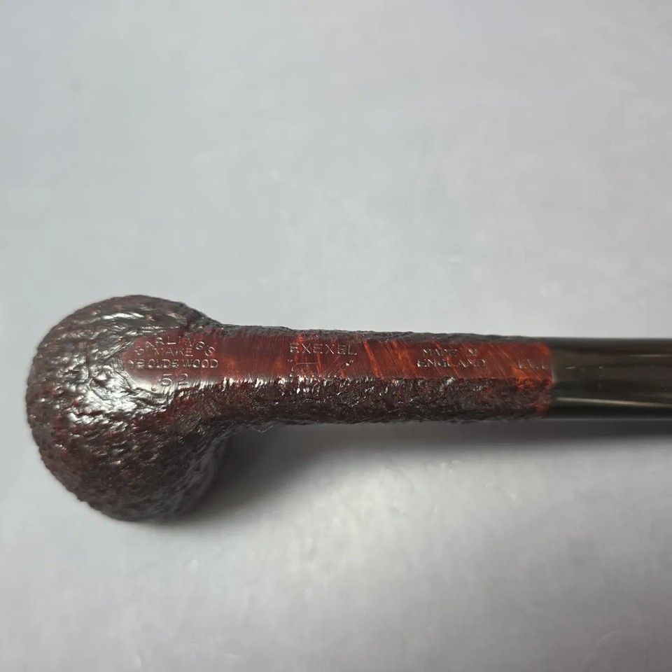Barling's Make Pre-Transition YOW Fossil EXEXEL 52 Estate Briar Pipe | eBay