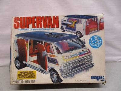 MPC Supervan Custom Ford Van 1/20 | eBay
