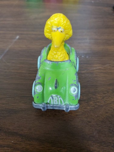 Sesame Street BIG BIRD driving Car Vintage 1983 Playskool Muppets 2.5 ...