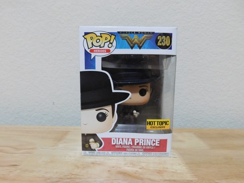 New Funko Pop Heroes DC Wonder Woman Hot Topic #230 Diana Prince vinyl ...
