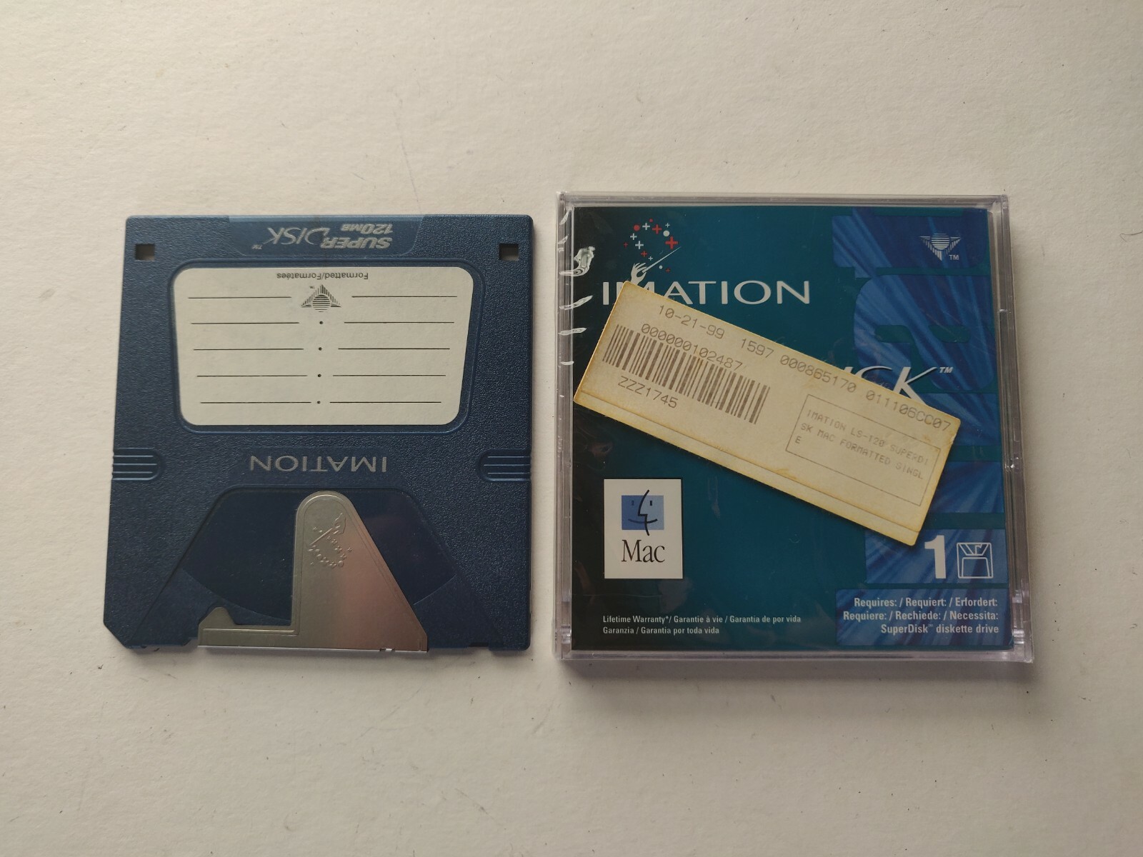 Imation Super Disks 120MB Classic Storage Disk 1 x Brand New Sealed + 1 ...