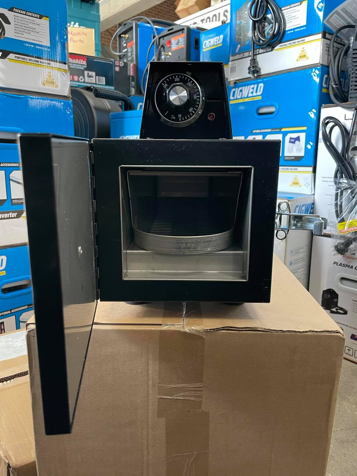 10kg UNIMIG Electrode Oven, Hot Box Stick Arc Rod Drying Quiver Welding ...